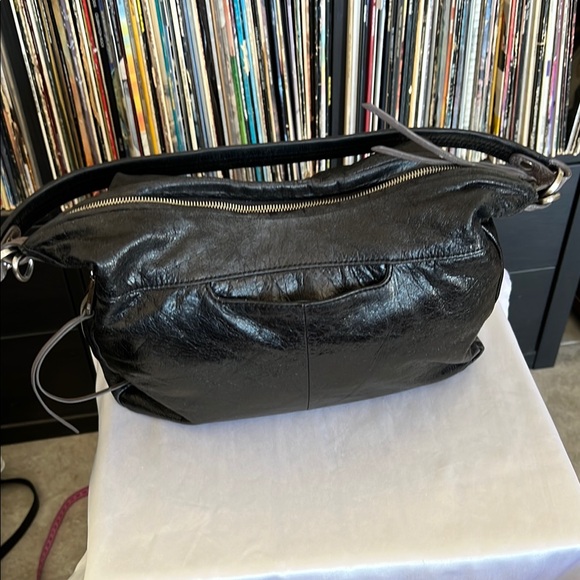 HOBO | Bags | Elegant Hobo Brand Charlie Black Leather Shoulder Bag ...